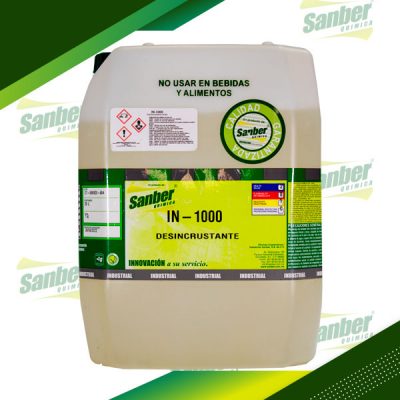 Desincrustante IN-1000 | Industrias Sanber Química